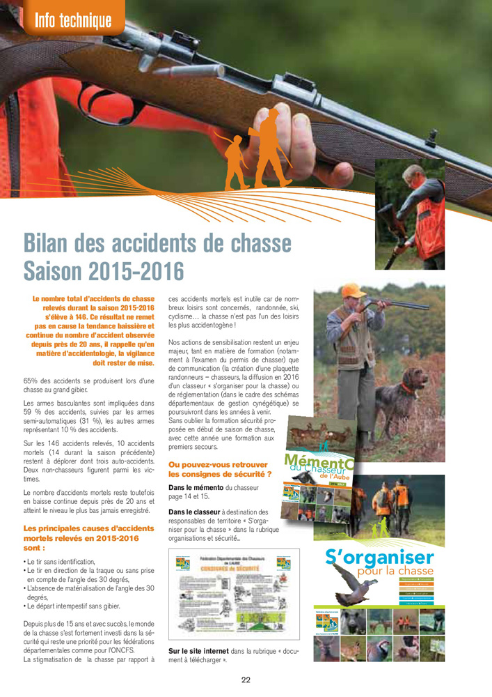 Le Chasseur De Laube Septembre 2016 Fédération Des Chasseurs De Laube